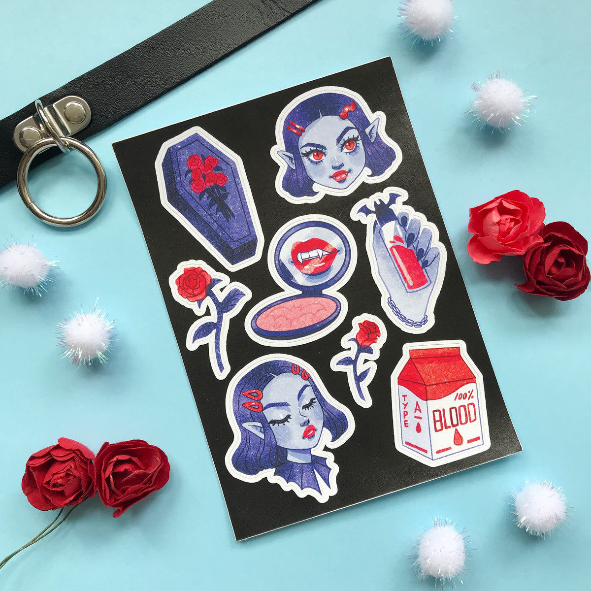 Vampire Sticker Sheet – imawonder